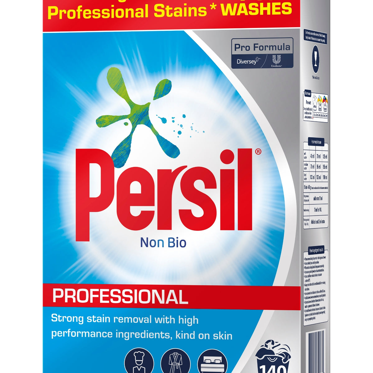 Persil Professional Laundry Powder - Non Bio - 140 Washes – Vending ...