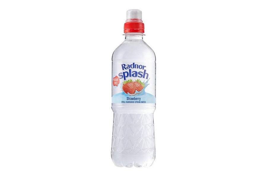 Radnor Splash Strawberry Sugar Free Flavoured Water - 500ml (Pack of 2 ...