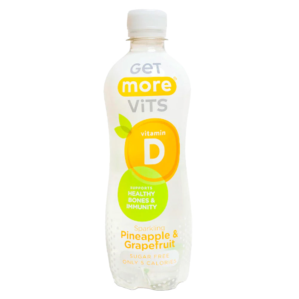 Get More Vits - Vitamin D Pineapple & Grapefruit Sparkling Drink 500ml ...