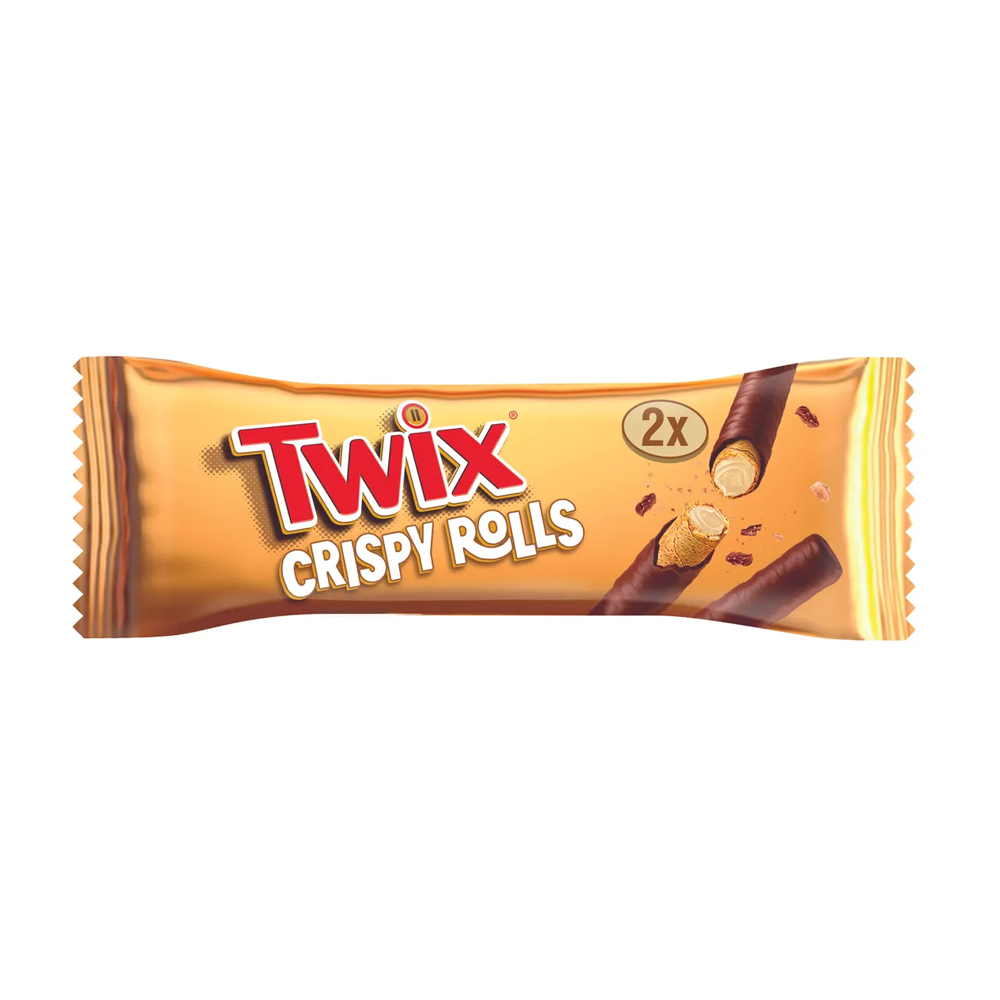 Twix Crispy Rolls - 22.5g (Box of 24) – Vending Superstore