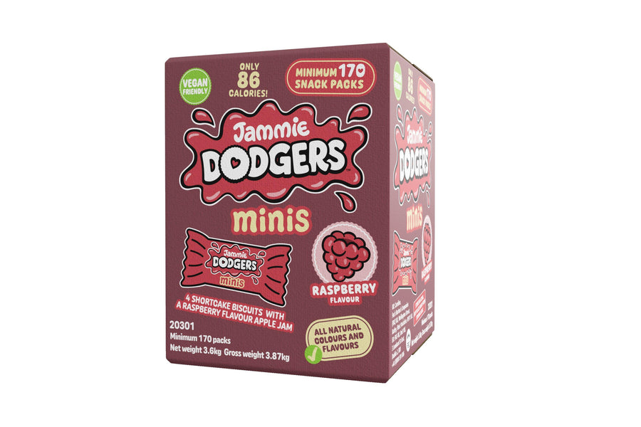 Jammie Dodgers Mini Bulk Box - Individually Wrapped Biscuit Portion Pa ...