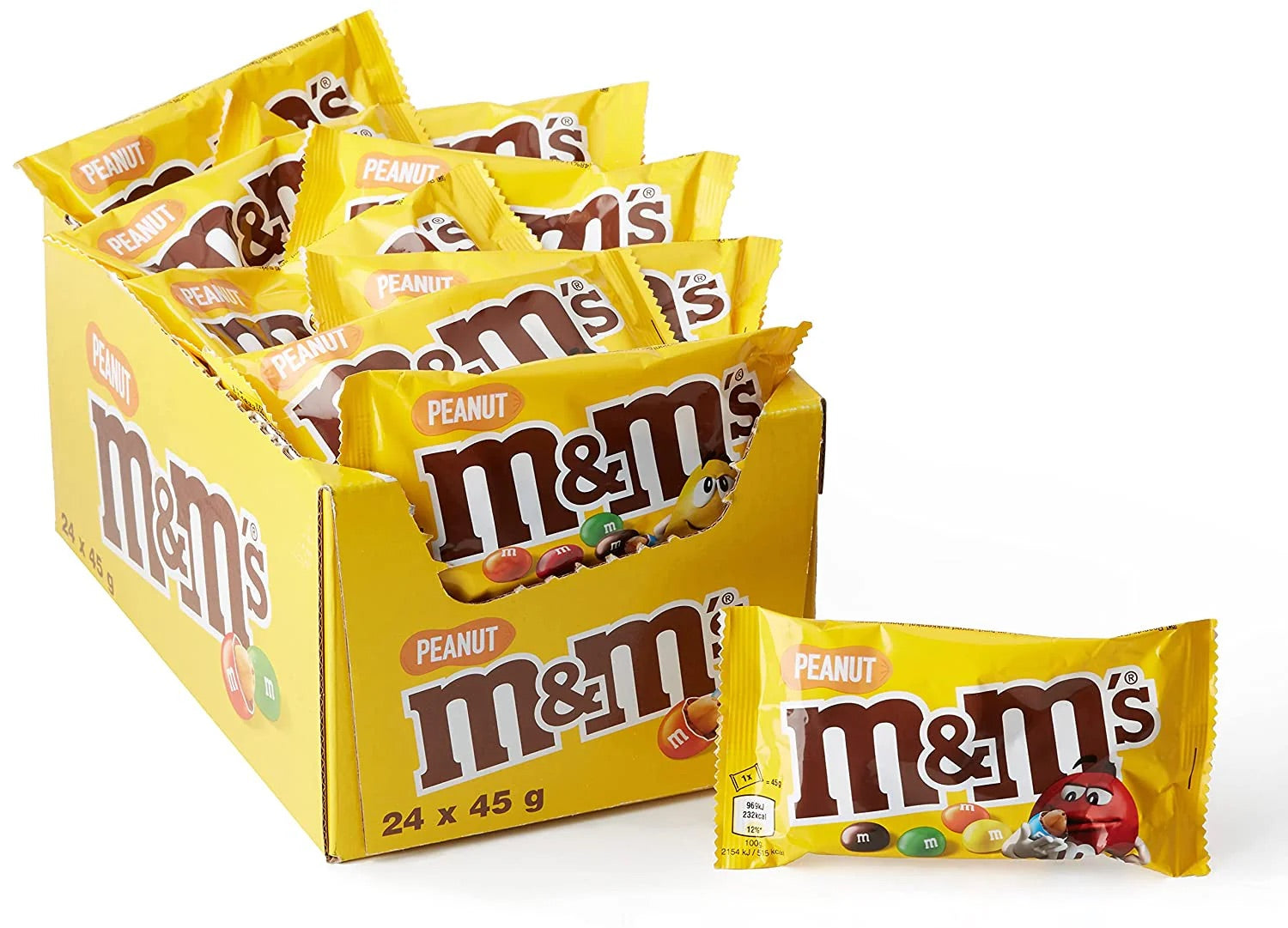 M&M's Peanut - 45g (Box of 24) – Vending Superstore