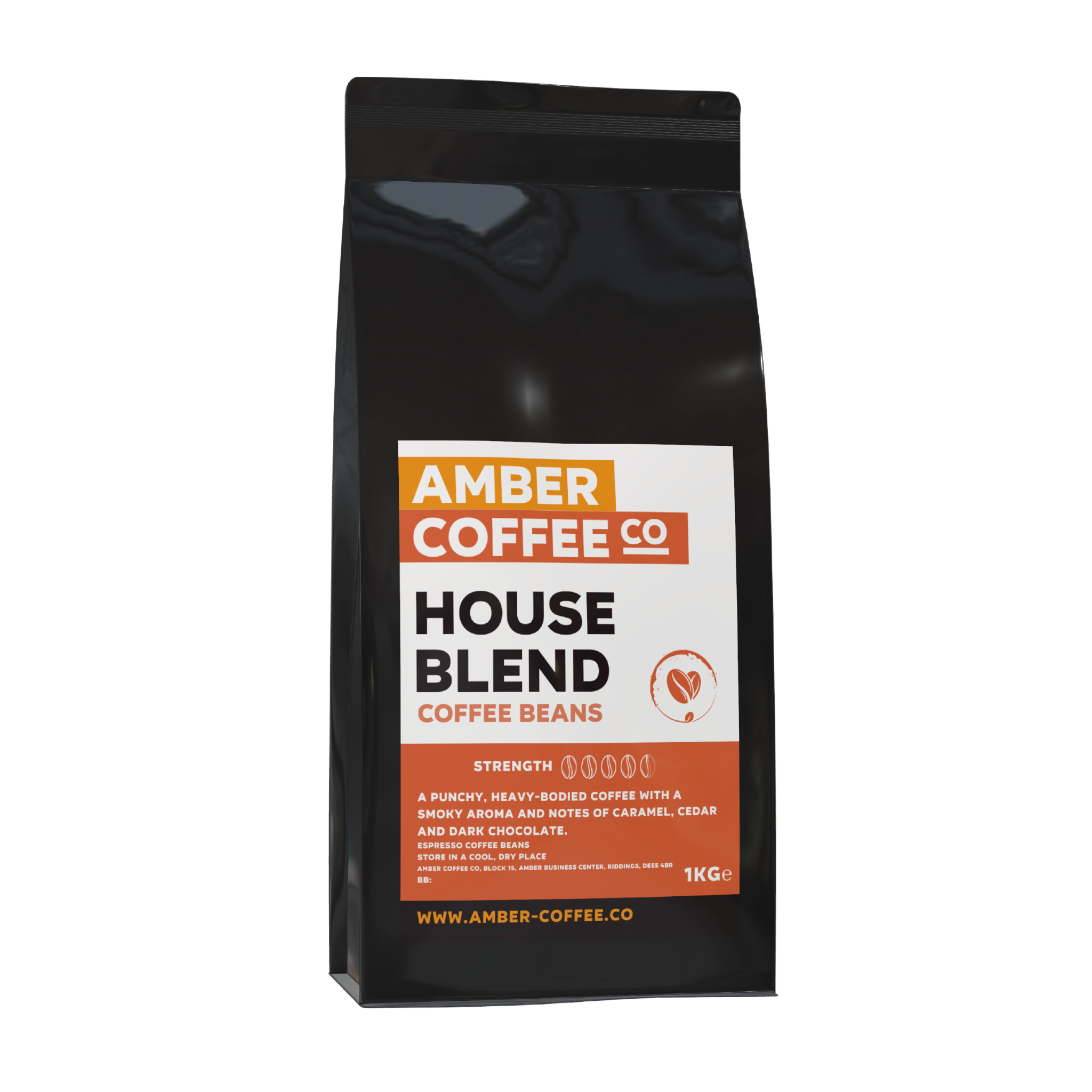 Amber Coffee Co - House Blend - Premium Coffee Beans (Full Case or 1KG