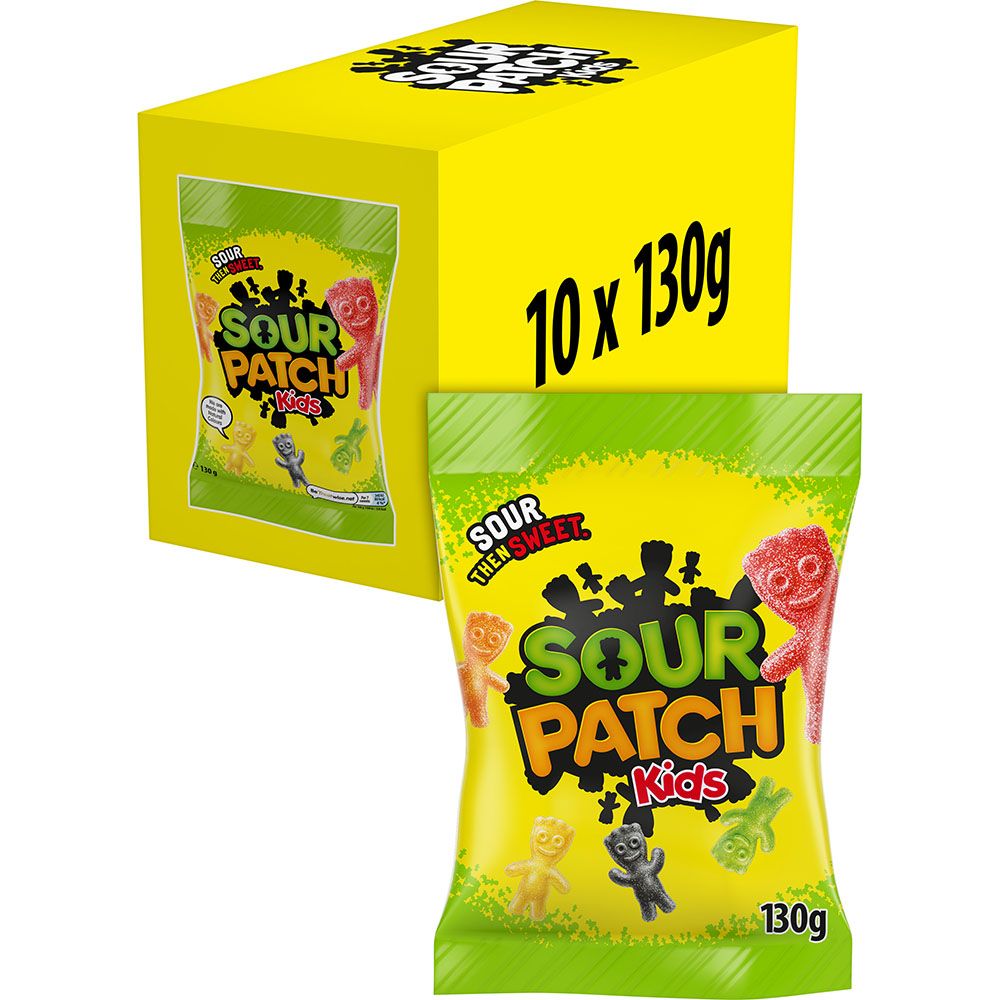 Sour Patch Kids Sweets Bag 130g (10 Pack) – Vending Superstore