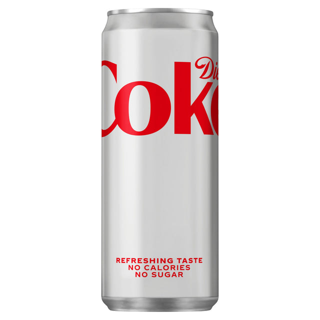 Coca-Cola Diet Coke - Irish Import - 330ml Sleek Cans (Pack of 24 ...