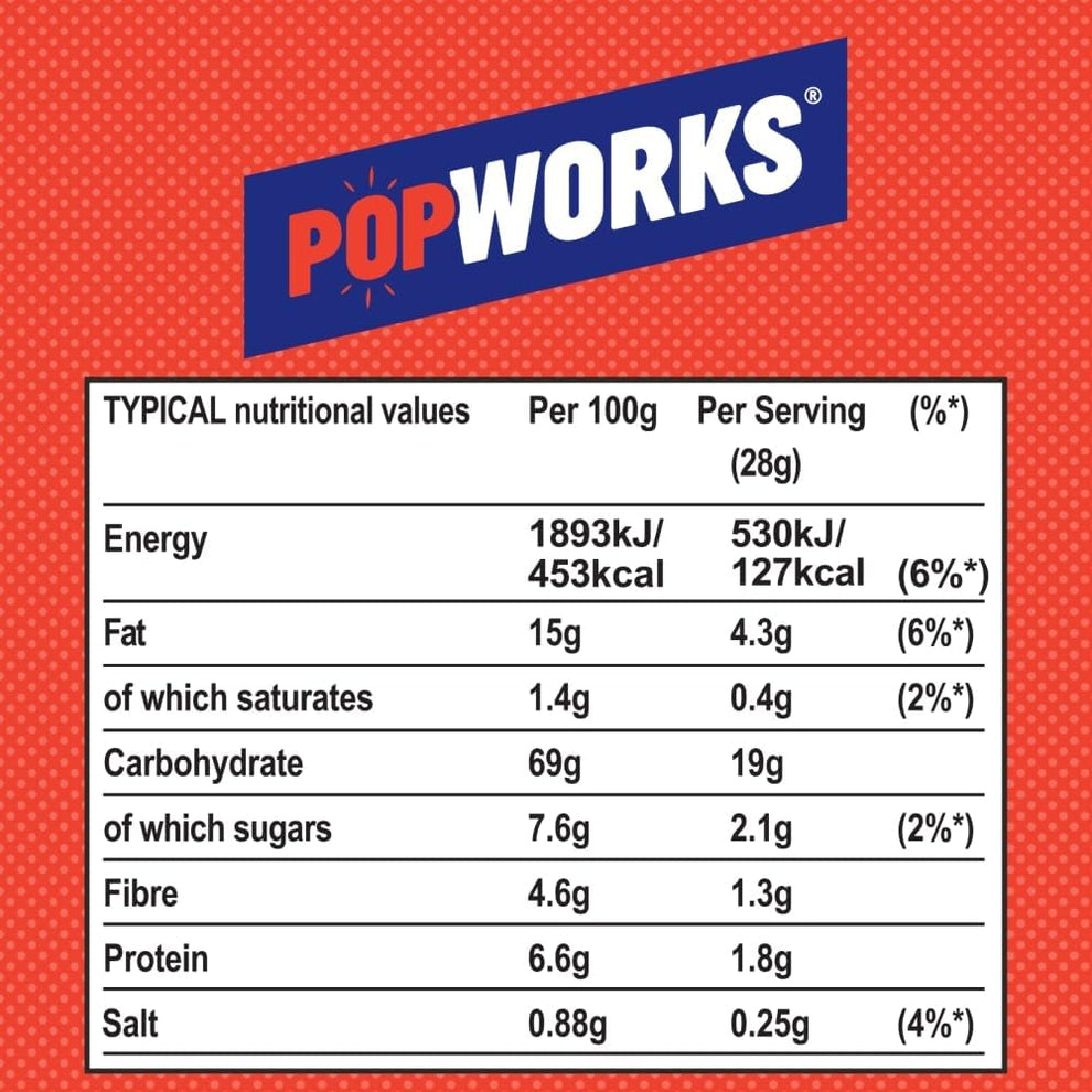 Walkers Popworks BBQ Crisps - 28g (Box of 18) BEST BEFORE 27/12/25 ...