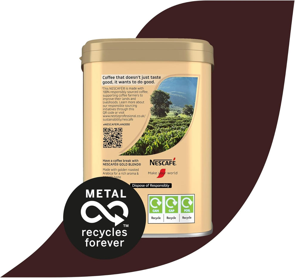 Nescafé Gold Blend Instant Coffee Granules 500g Tin | Catering Coffee ...