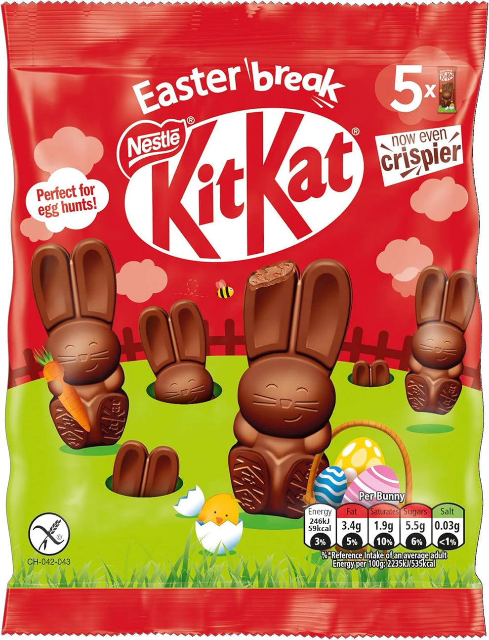 Kit Kat Mini Easter Bunny Bags - 55g (Box of 12) – Vending Superstore