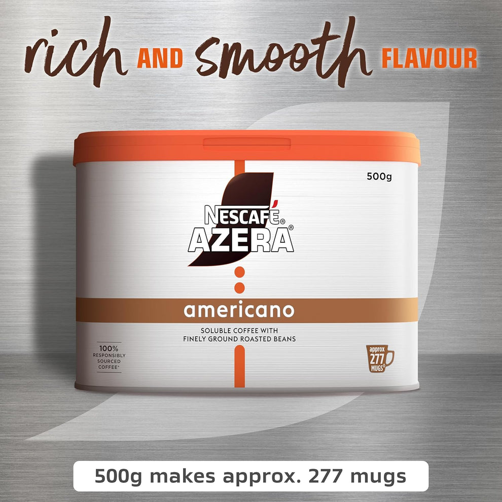Nescafé Azera Americano Instant Coffee 500g Tin | Barista Style ...