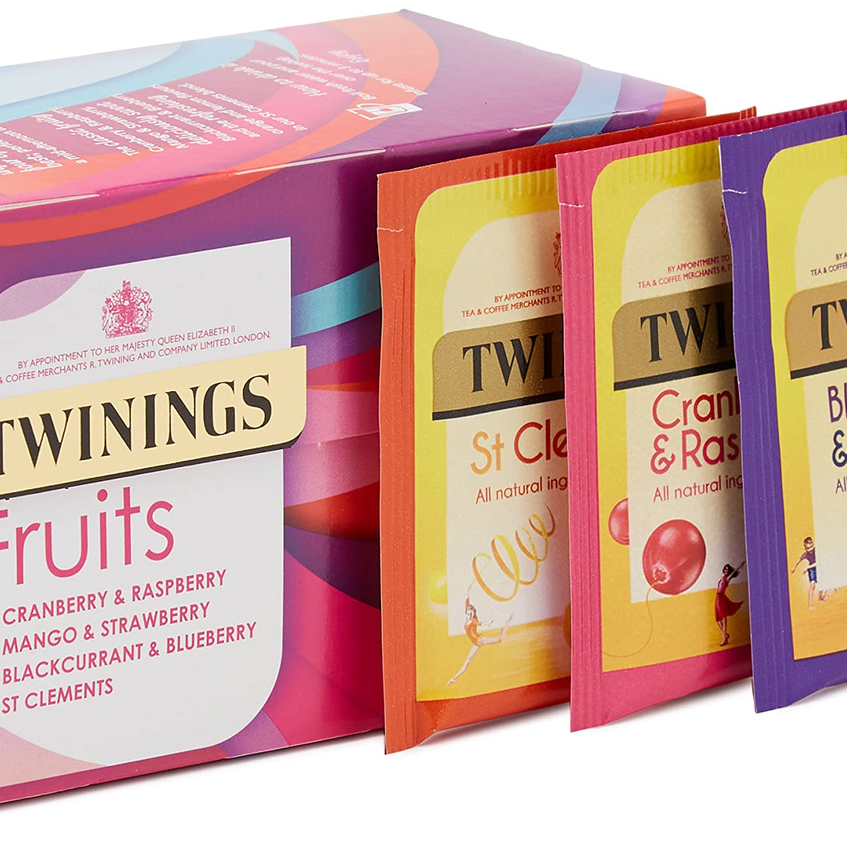 Twinings Tea: Fruit Tea Selection - Individually Wrapped Envelope Tea ...