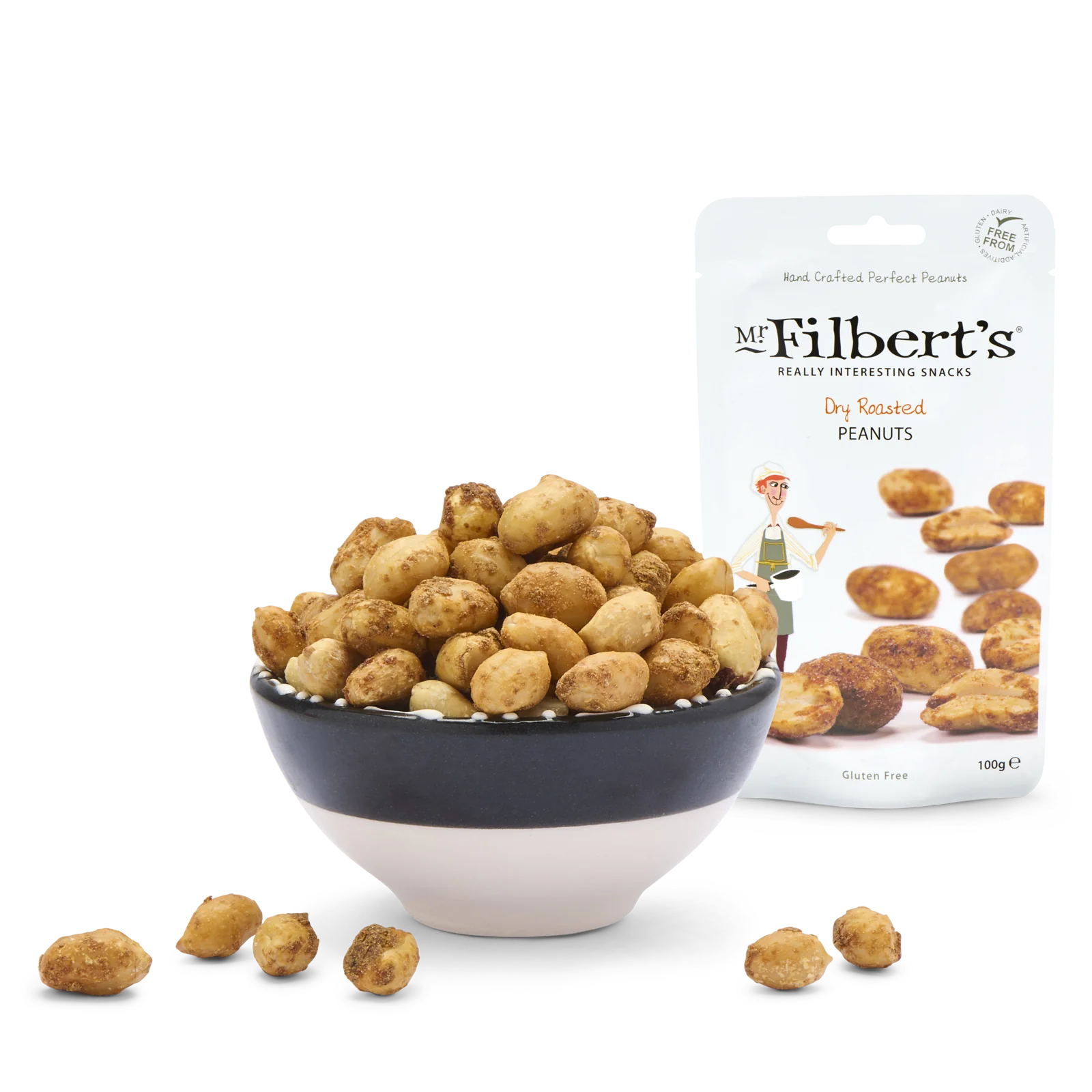 Mr Filbert's Dry Roasted Peanuts – 40g (Box of 20) – Vending Superstore