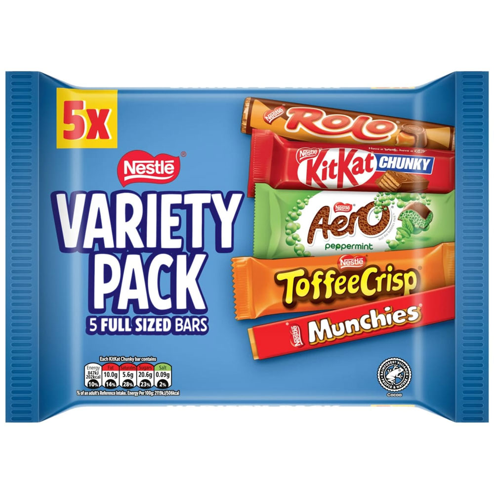 Nestle Variety Pack (Rolo, Kit Kat Chunky, Aero Peppermint, Toffee Cri ...