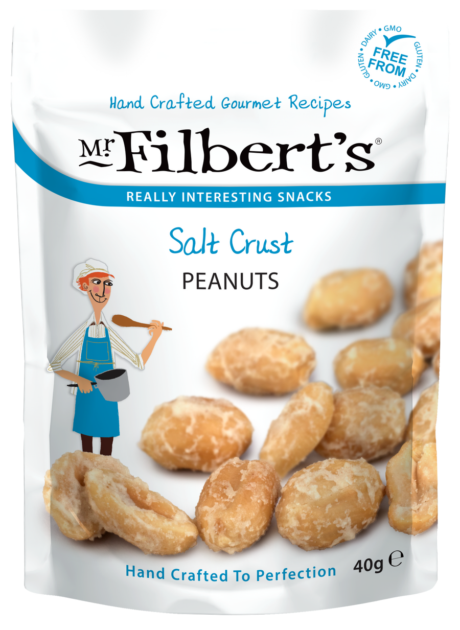 Mr Filbert's Salt Crust Peanuts – 40g (Box of 20) – Vending Superstore