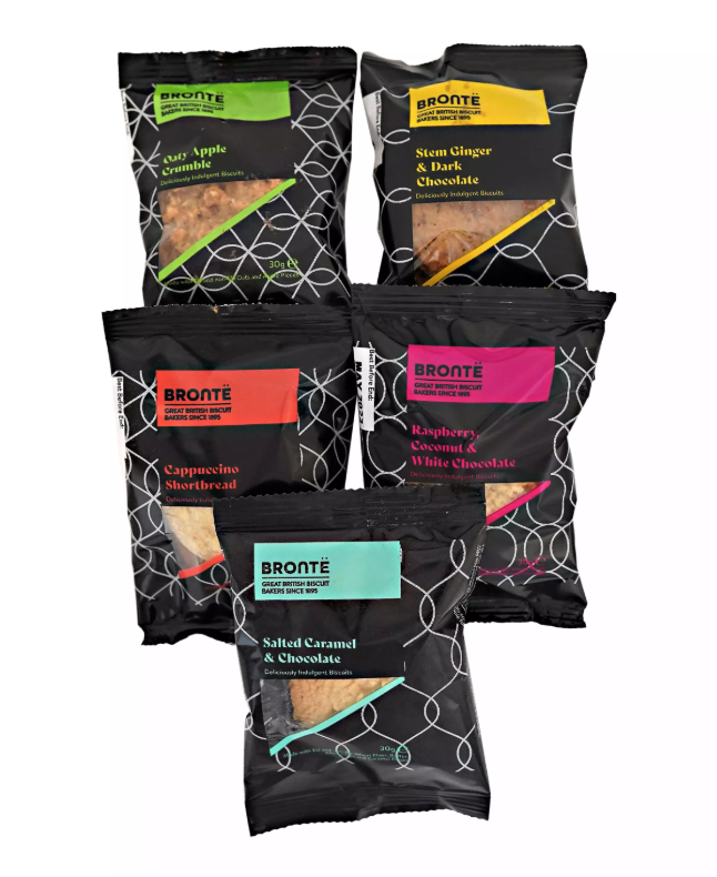 Bronte Luxury Biscuits Individually Wrapped | 5 Varieties | Box of 100 ...