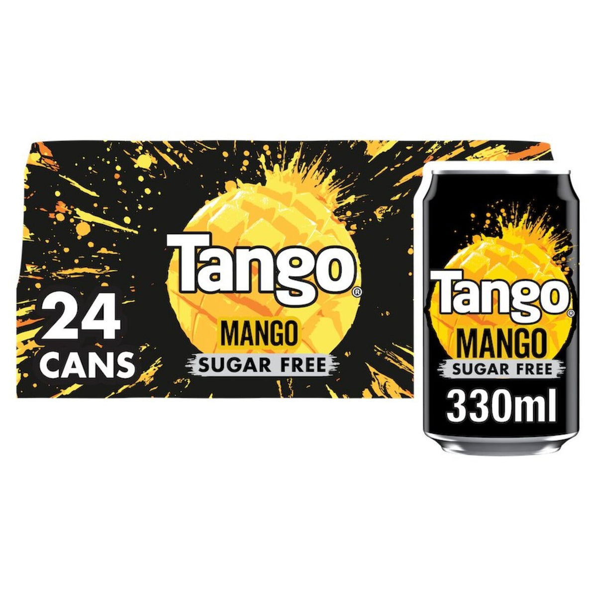 Tango Mango Sugar Free: Soft Drink Cans - 330ml (Pack of 24) – Vending ...