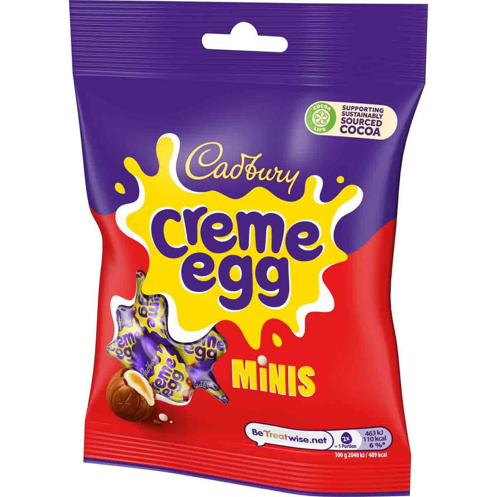 Cadbury Mini Creme Egg Chocolate Bags - 78g (Box of 13) – Vending ...