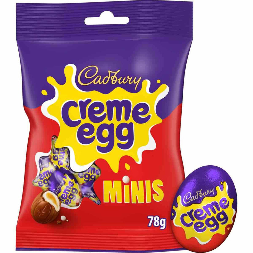 Cadbury Mini Creme Egg Chocolate Bags - 78g (Box of 13) – Vending ...