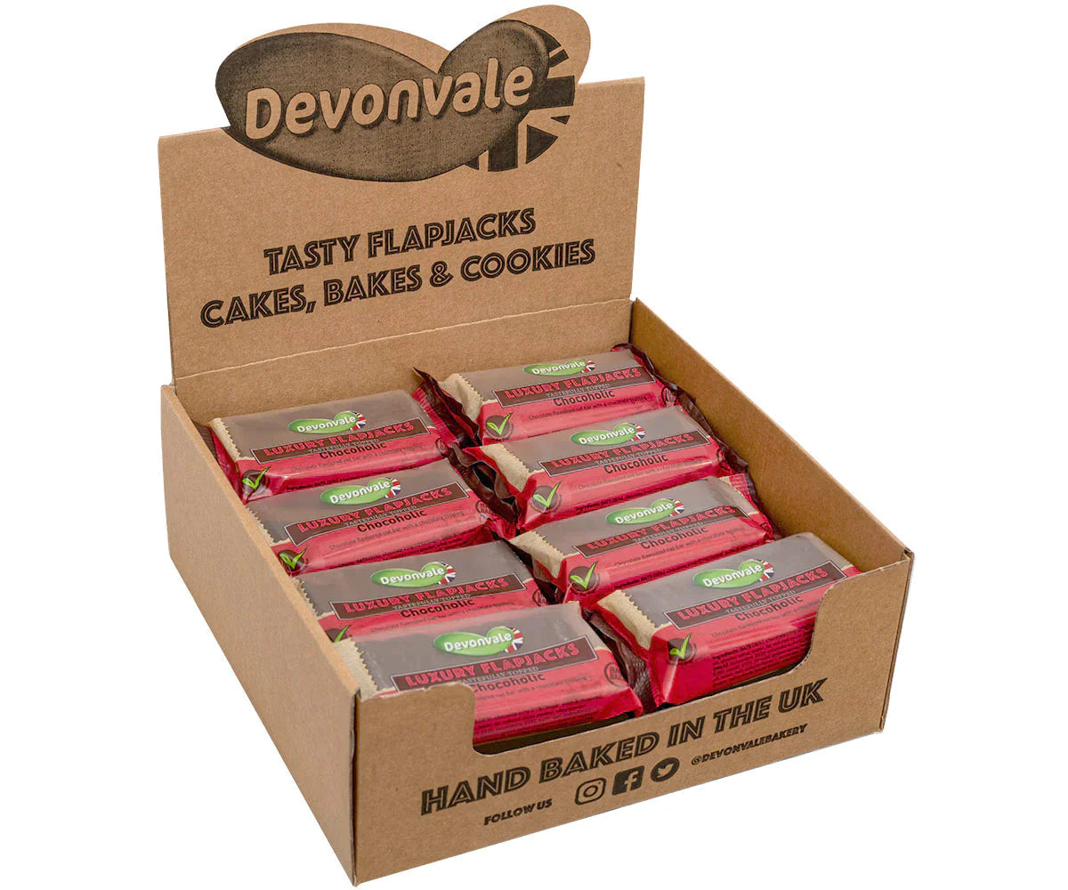 Devonvale Chocoholic Flapjack 95g (24 Pack) – Vending Superstore