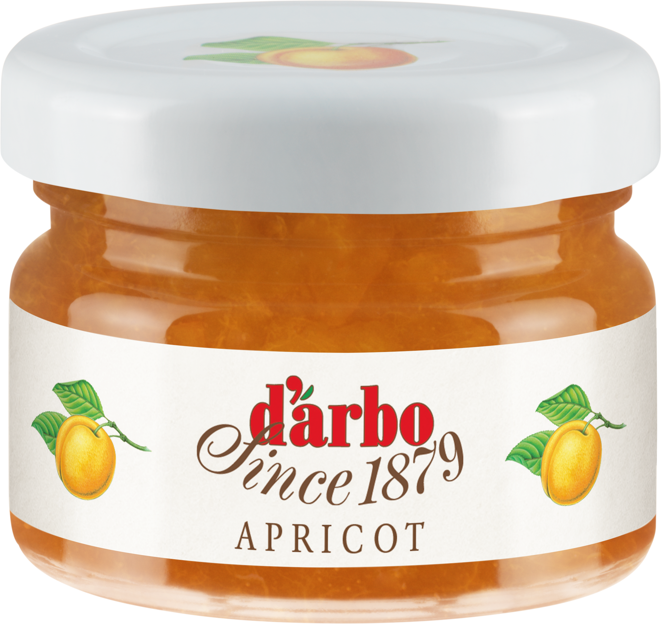 Darbo Apricot Jam Mini Jars – 28g (Pack of 60) – Vending Superstore