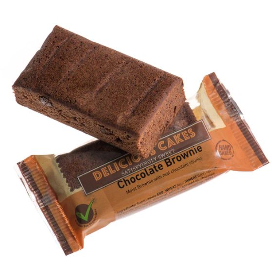 Devonvale Chocolate Brownies - Individually Wrapped - 60g (Box of 24 ...