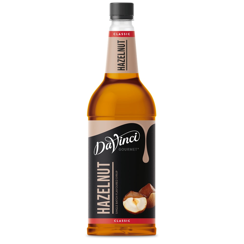 DaVinci Gourmet Classic Hazelnut Flavour Syrup - 1 Litre – Vending ...