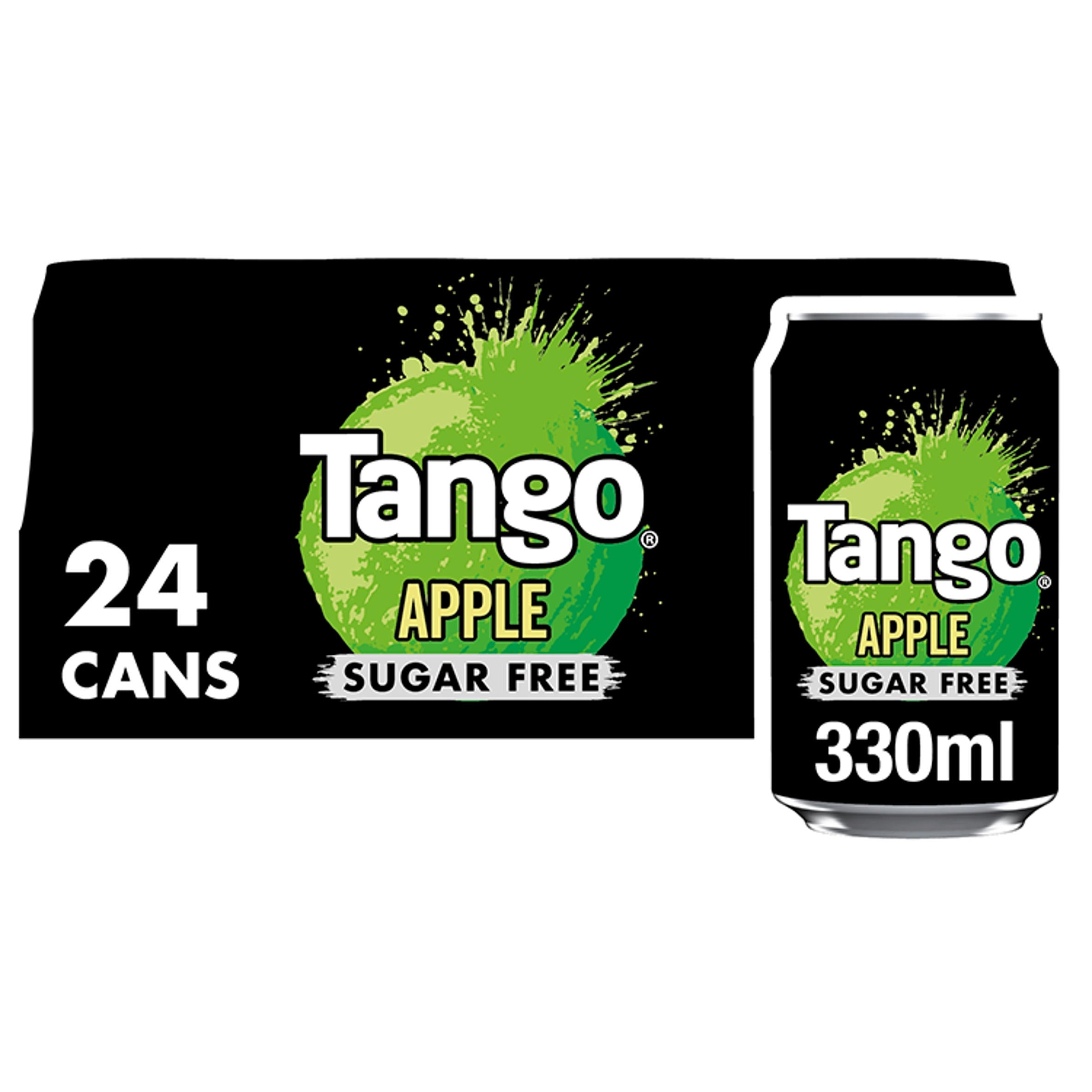 Tango Apple Sugar Free: Soft Drink Cans - 330ml (Pack of 24) – Vending ...