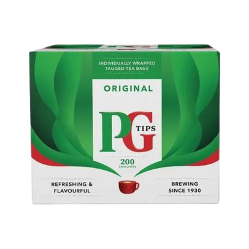 PG Tips: Envelope Tea Bags - (Box of 200) – Vending Superstore