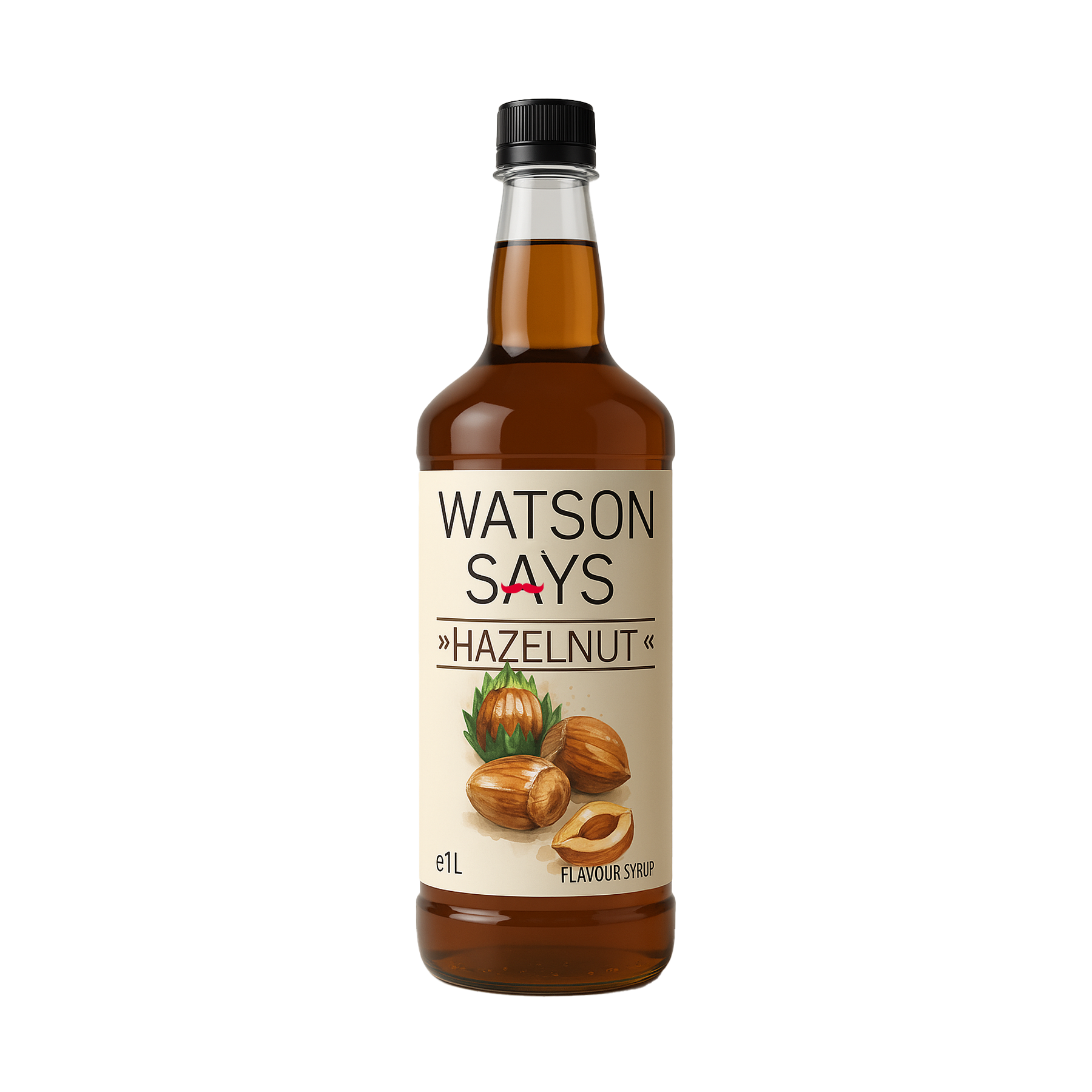 Watson Says: Hazelnut Coffee & Beverage Syrup - 1 Litre Plastic Bottle ...