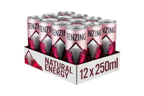 Tenzing Natural Raspberry & Yuzu Natural Energy Drink - 250ml (Pack of ...