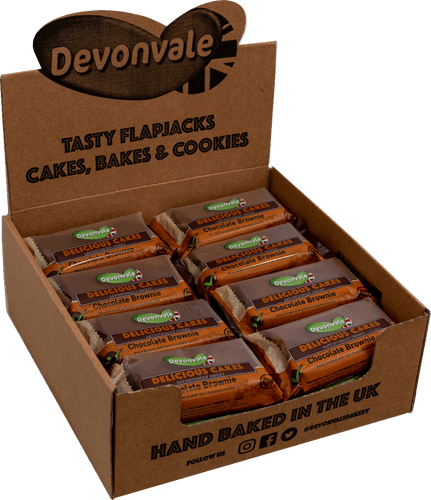 Devonvale Chocolate Brownies - Individually Wrapped - 60g (Box of 24 ...