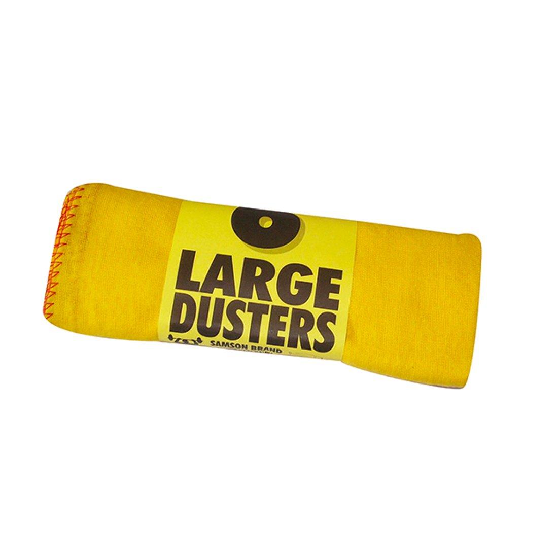 Samson Large Yellow Dusters - Pack of 6 – Vending Superstore